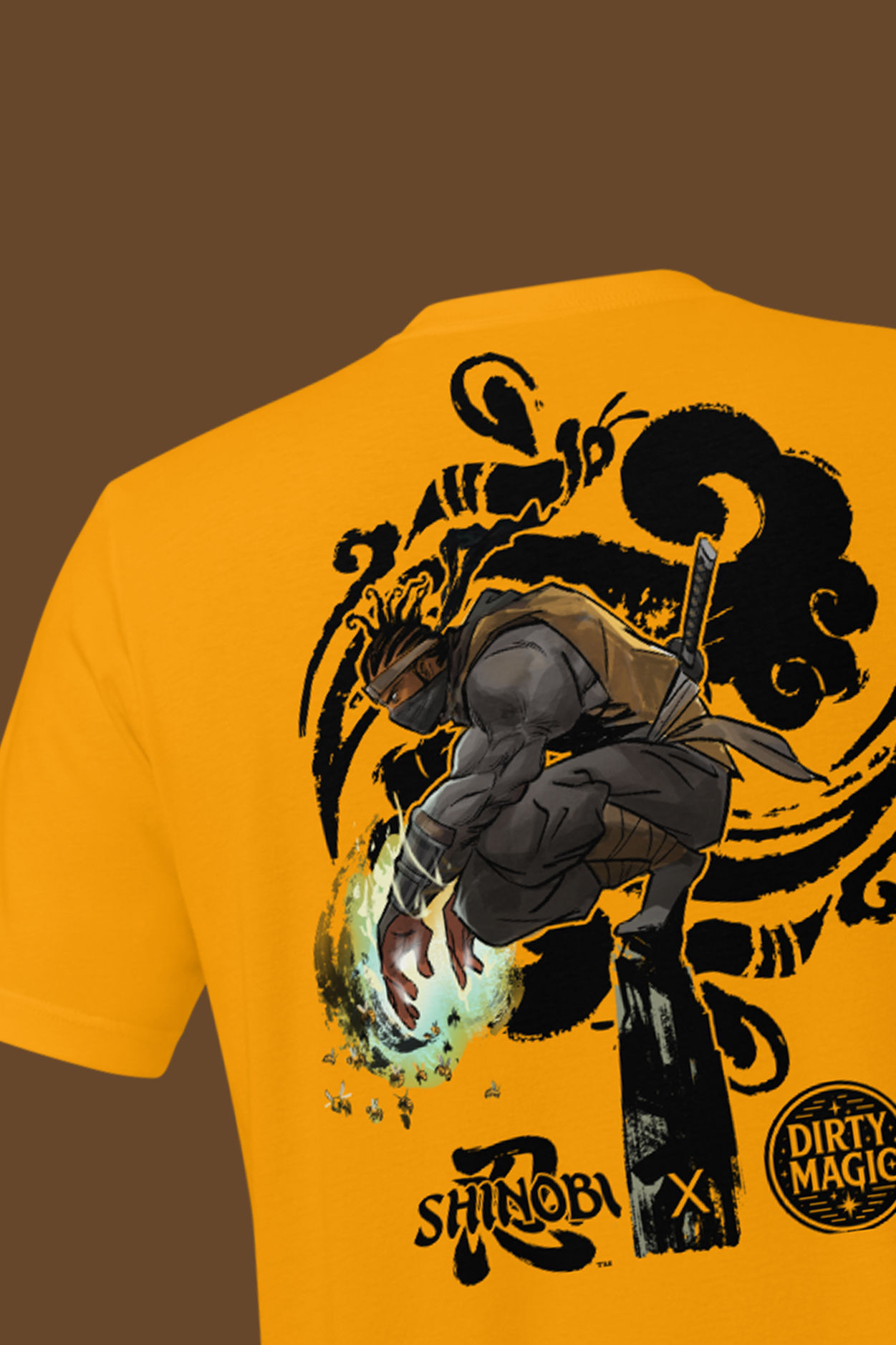SHINOBI x Dirty Magic Sitting Pose Tee – SEGA Shop