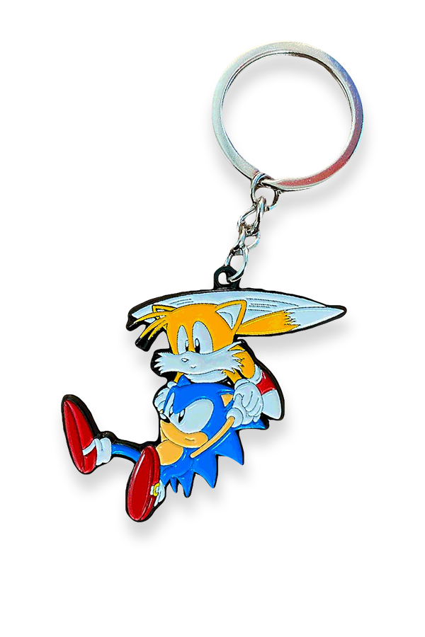 Sonic and Tails Flying Keychain – SEGA Shop